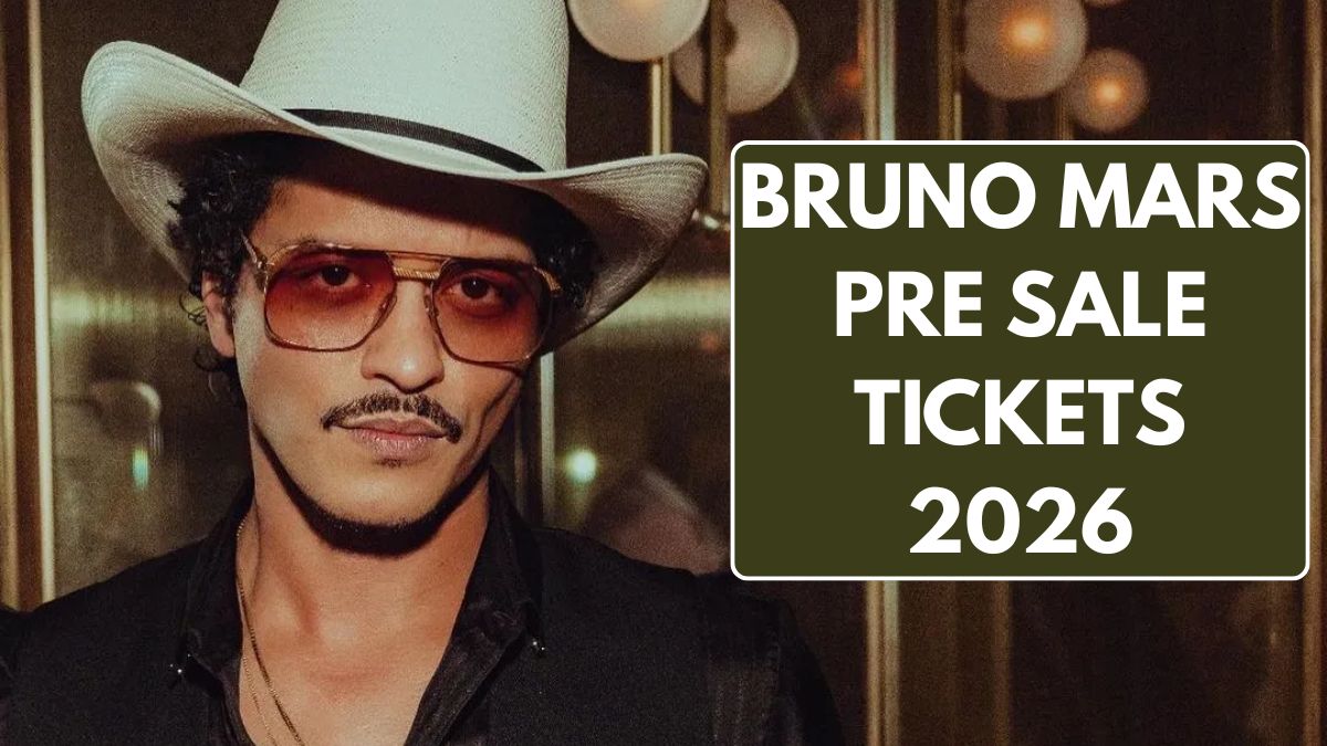 Bruno Mars Pre Sale Tickets 2026: Know Prices & Schedule